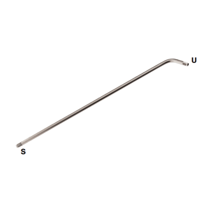 Stainless Steel Heating Tip Extension, 120° Angle