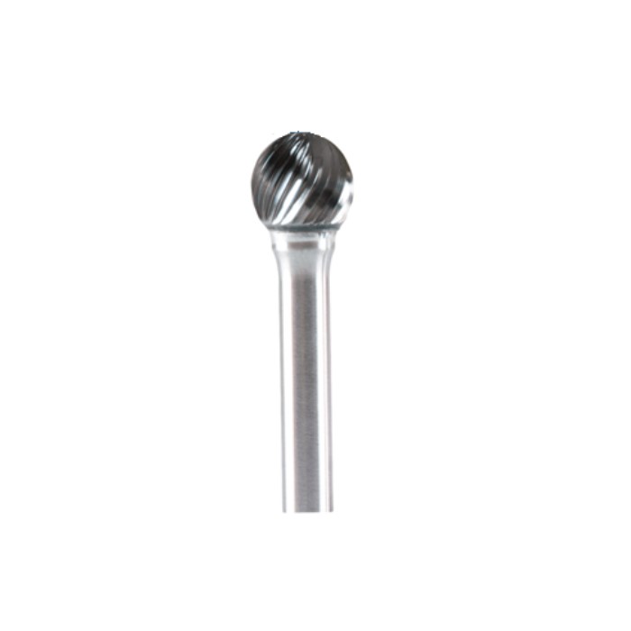 Ball (SD) Shape Burr Double Cut 1/4" Shank