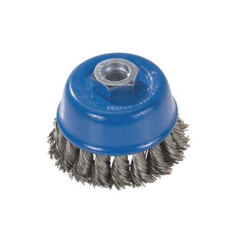 BLUEBRUSH™ Twisted Wire Cup Brush 3" x 5/8-11"