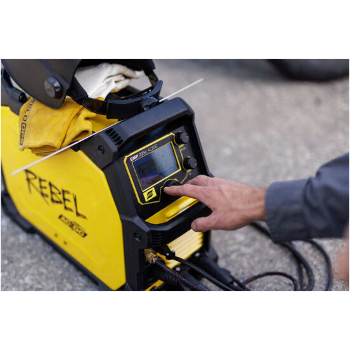 Rebel EMP 205ic AC/DC Water Cooled Multi-Process Welder, 120/230V/1PH, 10'