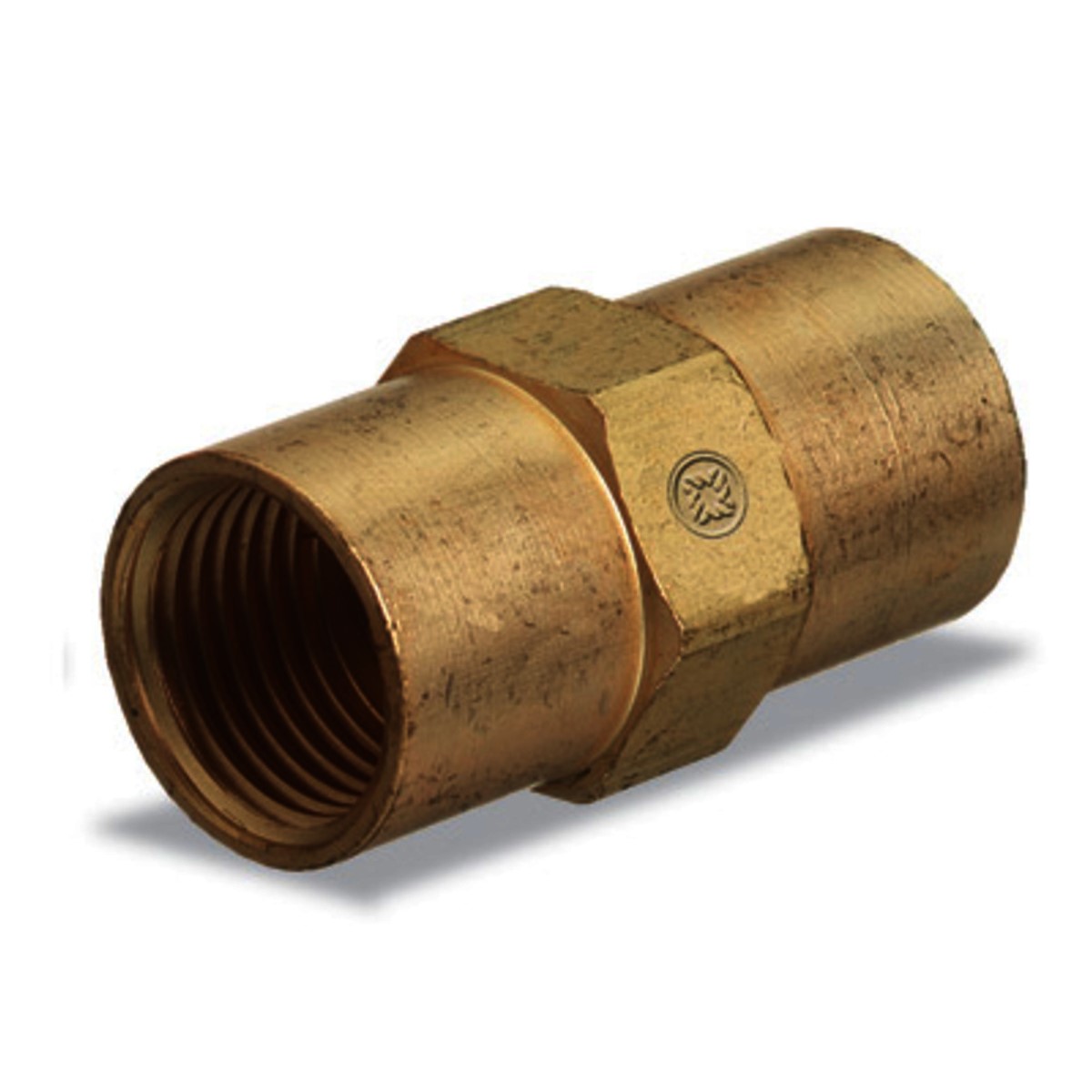 5/8" - 18 UNF B RH F Brass Inert Gas Inert Arc Hose Coupler