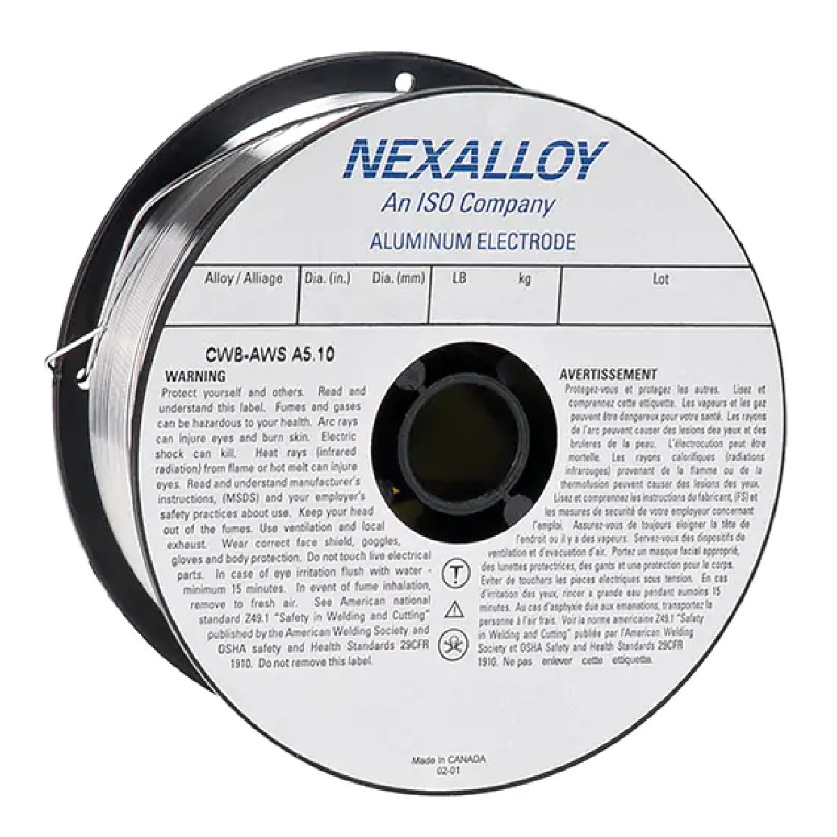 NEXALLOY ER4043 Aluminum MIG Wire