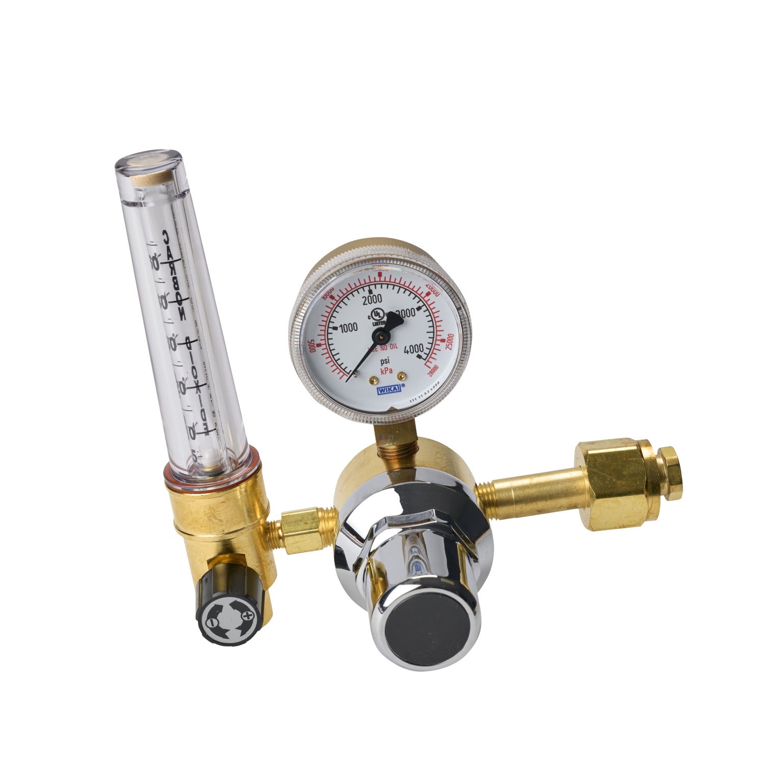 48 Series Medium Duty CO2 Single-Stage Flowmeter Regulator w/ Hose Kit, CGA-320
