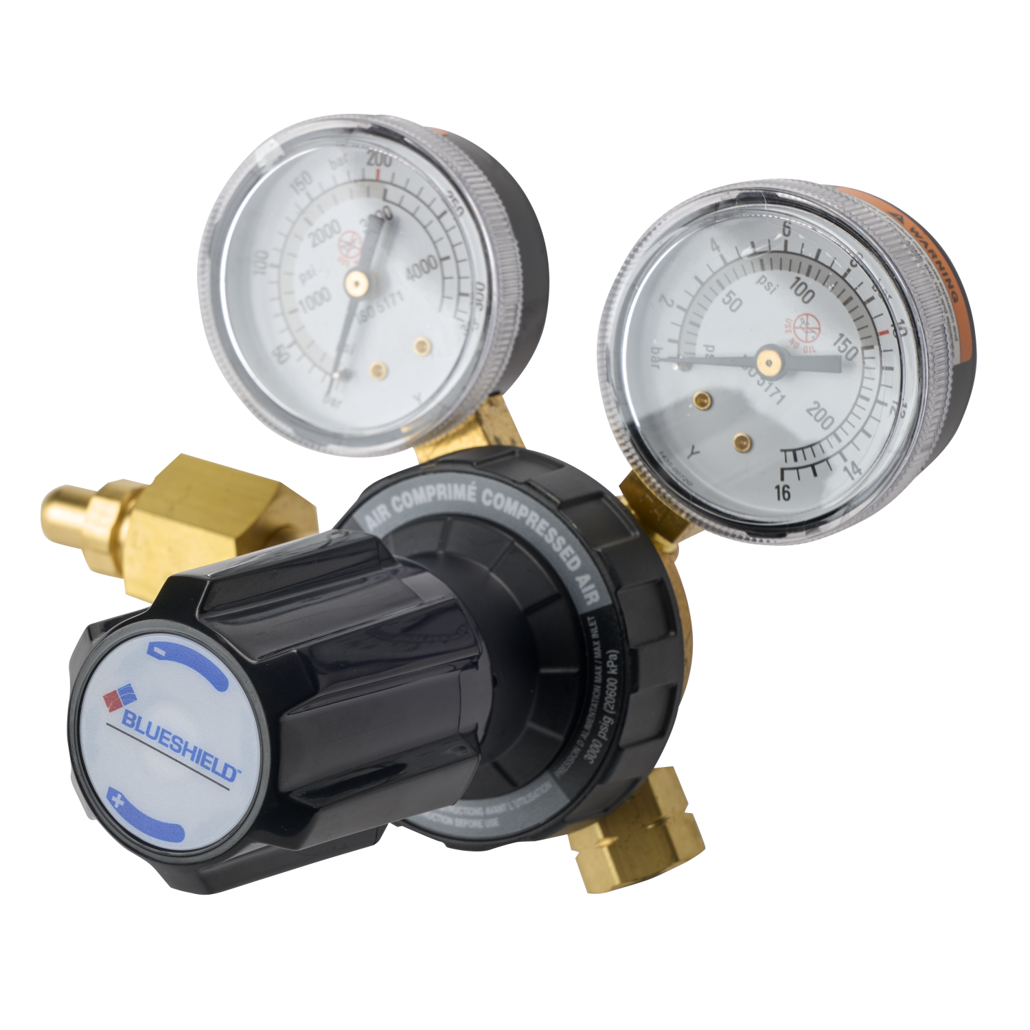 Compressed Air Single Stage High Performance Regulator, CGA-346
