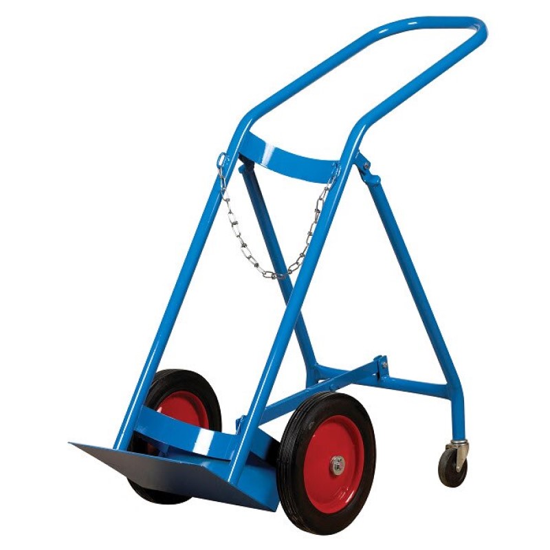 One Large Cylinder Cart w/ Crutch