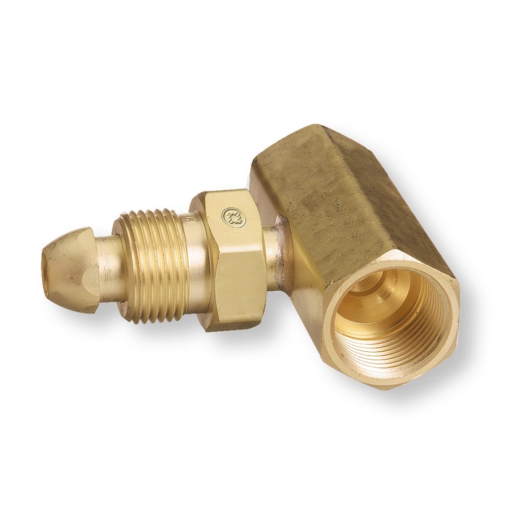 2 Outlets Helium Manifold Tee, CGA-580